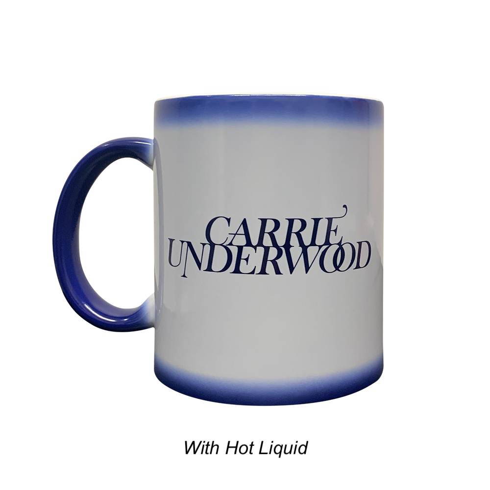 Blue Color Changing Carrie Mug – Carrie Underwood Online Store